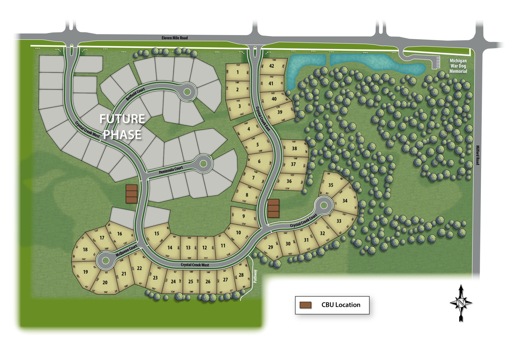 Crystal Creek South | New Home Communities in Lyon Township, MI